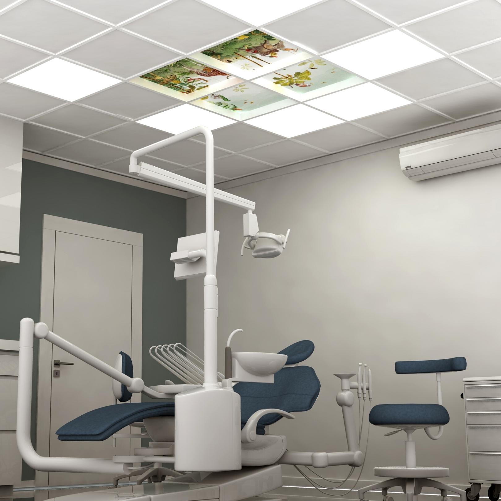 Dentled dental clinic LED light fixtures with full spectrum daylight